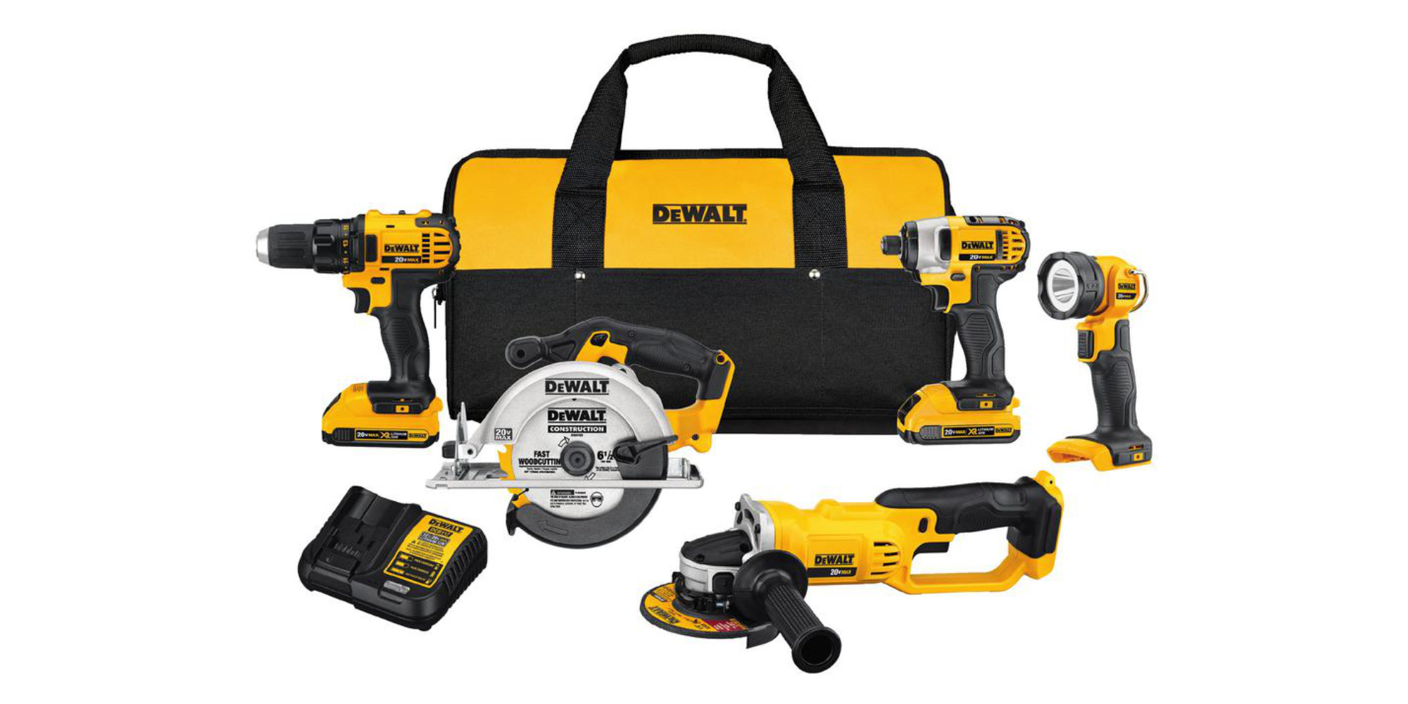 Amazon slashes $180 off DEWALT's 5-Tool Combo Kit at $349, more from $99