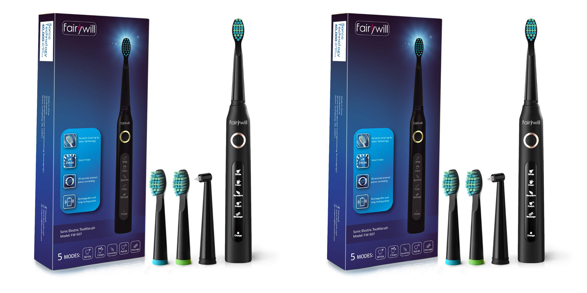 Get a brighter smile from just $19 with these Fairywill Electric ...