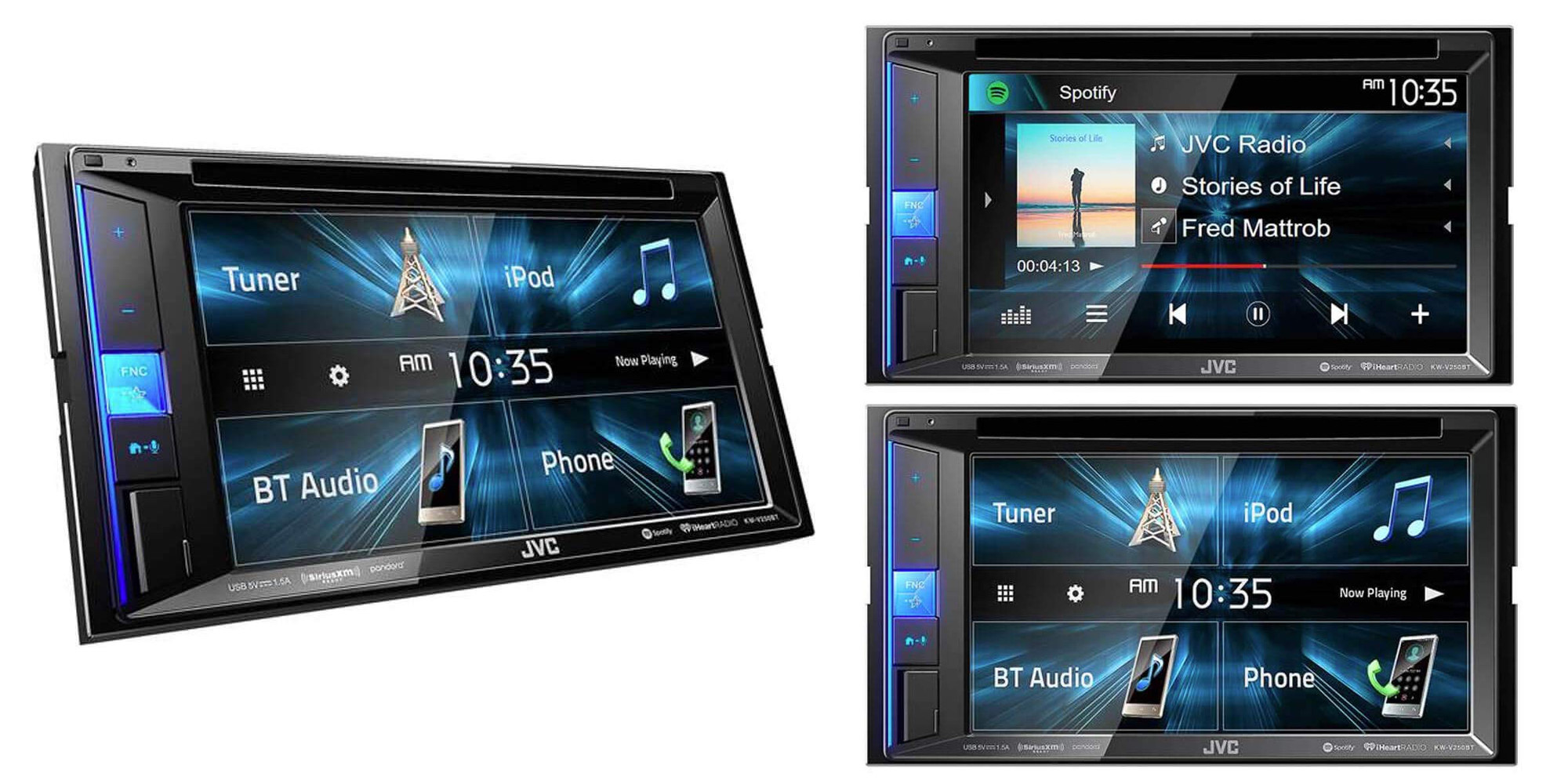 JVC Multimedia In-Dash Receiver w/ a 6.2-inch touch screen for $165 ...