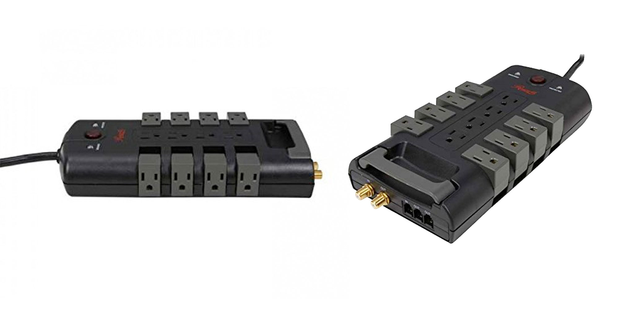 Never run out of outlets w/ Rosewill's highly-rated rotating surge ...