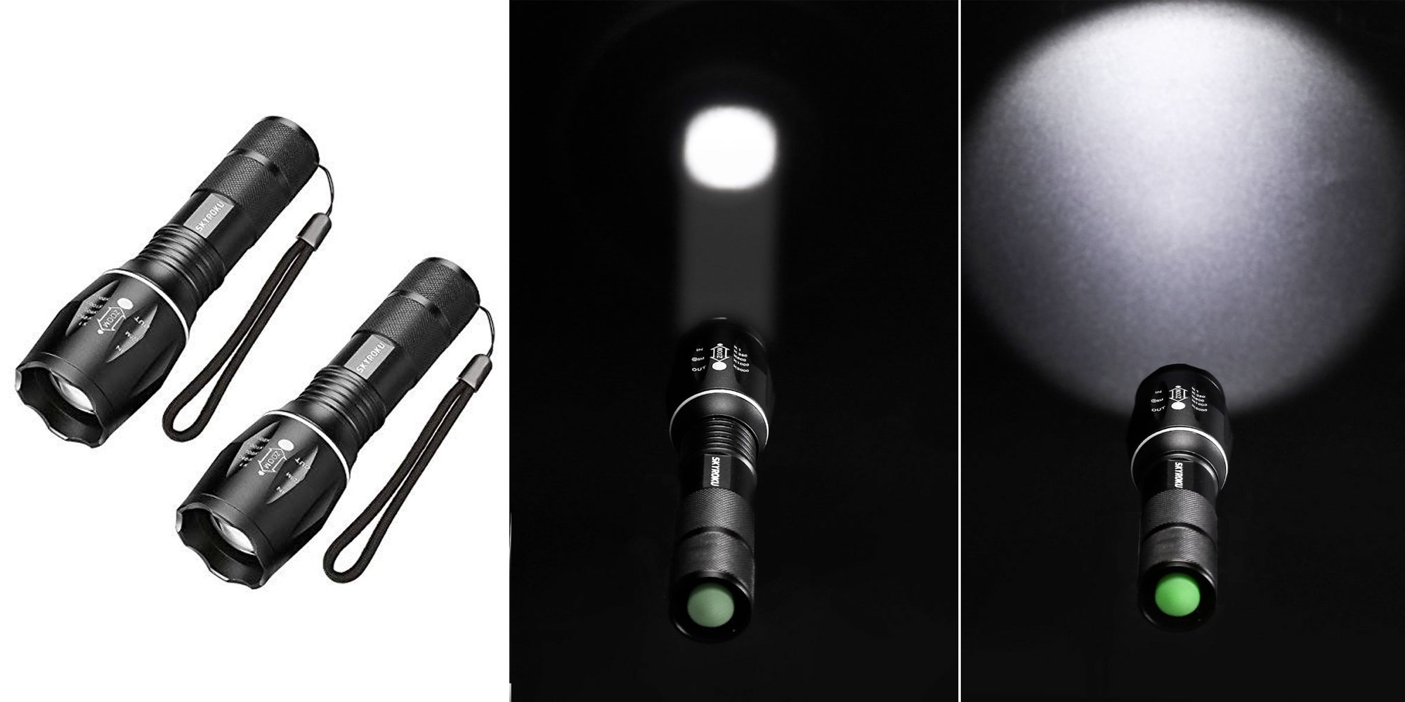 This 2-pack of LED flashlights is a must-have for summer road trips ...