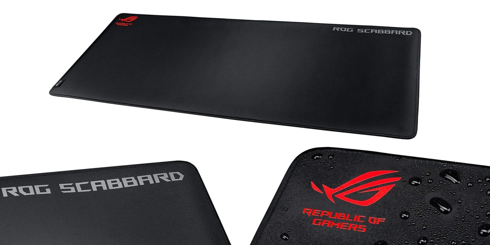 Cover your battlestation with the ASUS ROG Scabbard XL Gaming Mouse Pad ...