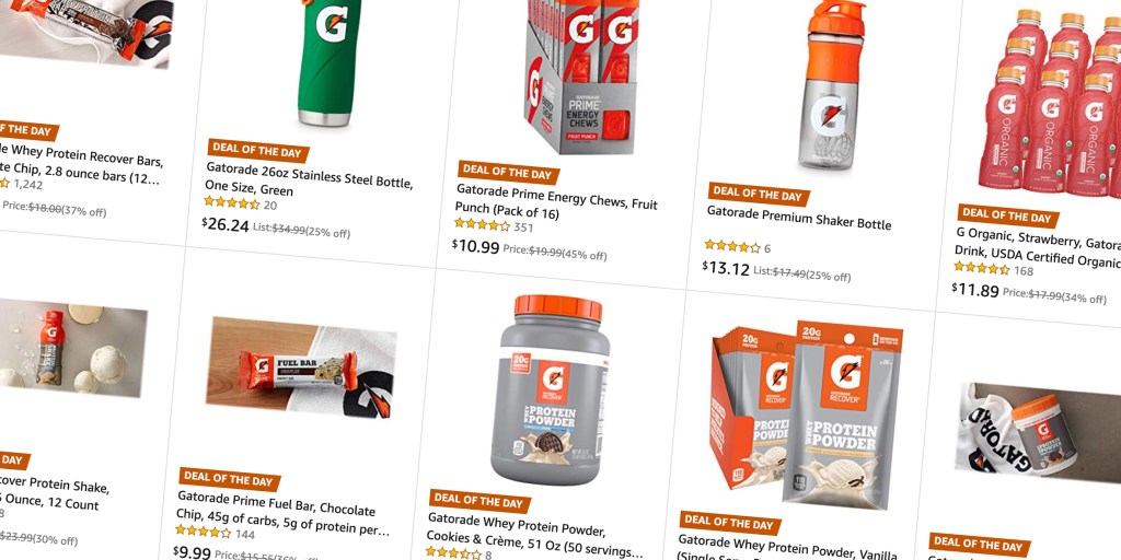 Amazon's Gatorade Gold Box is filled with workout must-haves from $10 ...