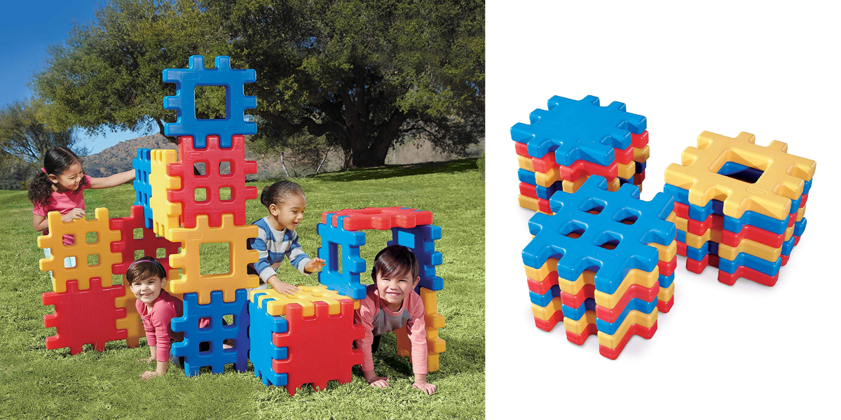 Kids can unleash their imaginations w/ Little Tikes' Big Waffle Block ...