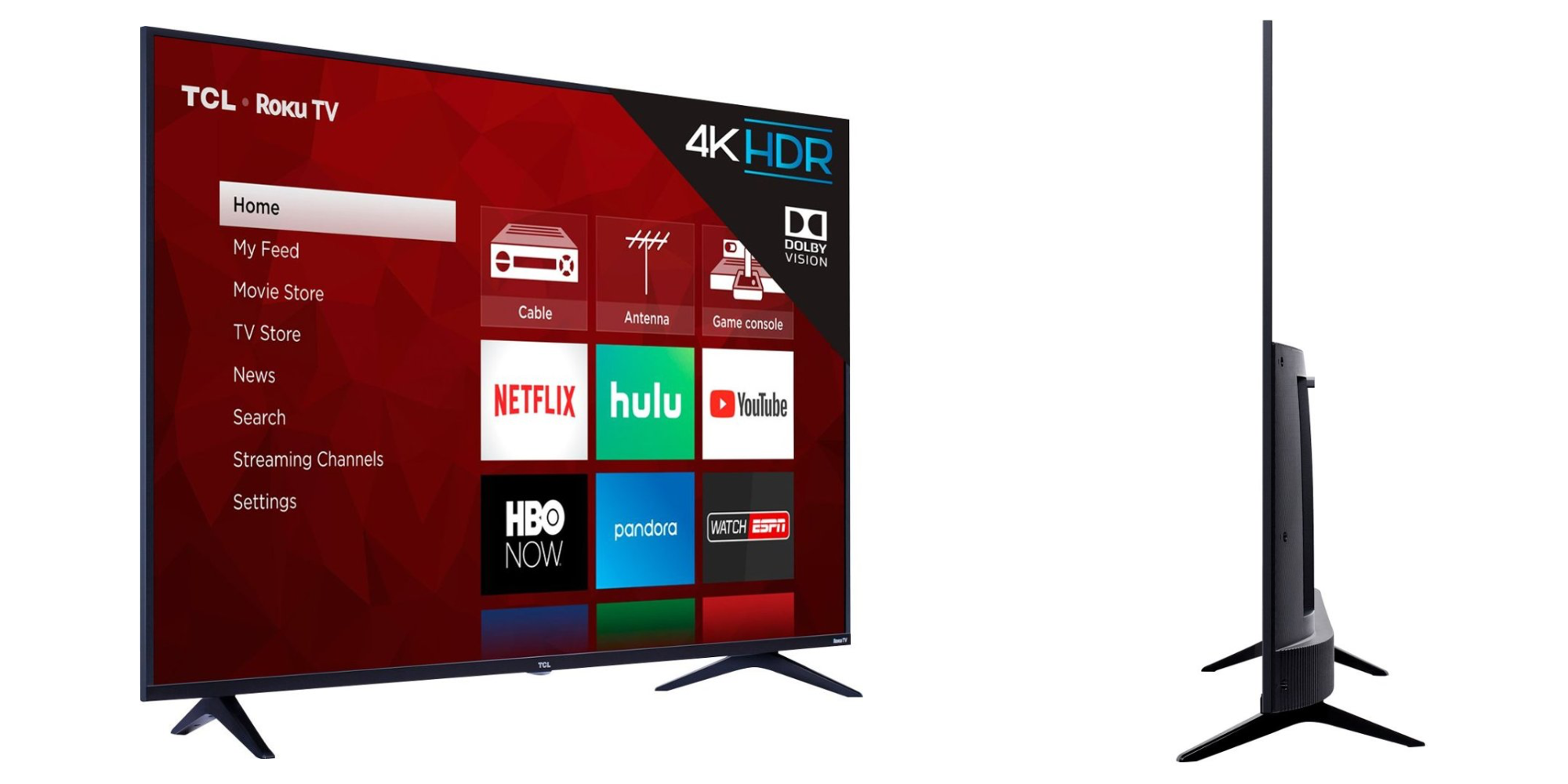 Save $80 on TCL's Roku-equipped 49-inch HDR Smart UHDTV at $300 shipped