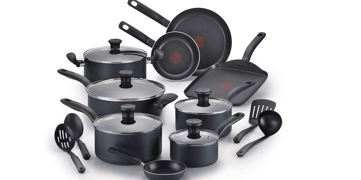 Refresh your cookware with this 18-piece T-fal nonstick set for $59.50 ...