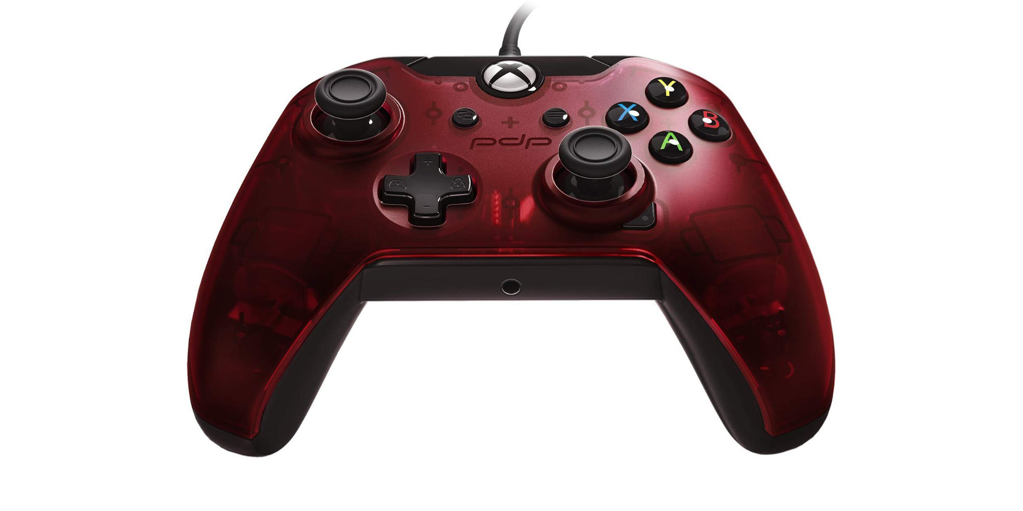 Embrace couch co-op w/ a Crimson Red PDP Xbox One Wired Controller for ...
