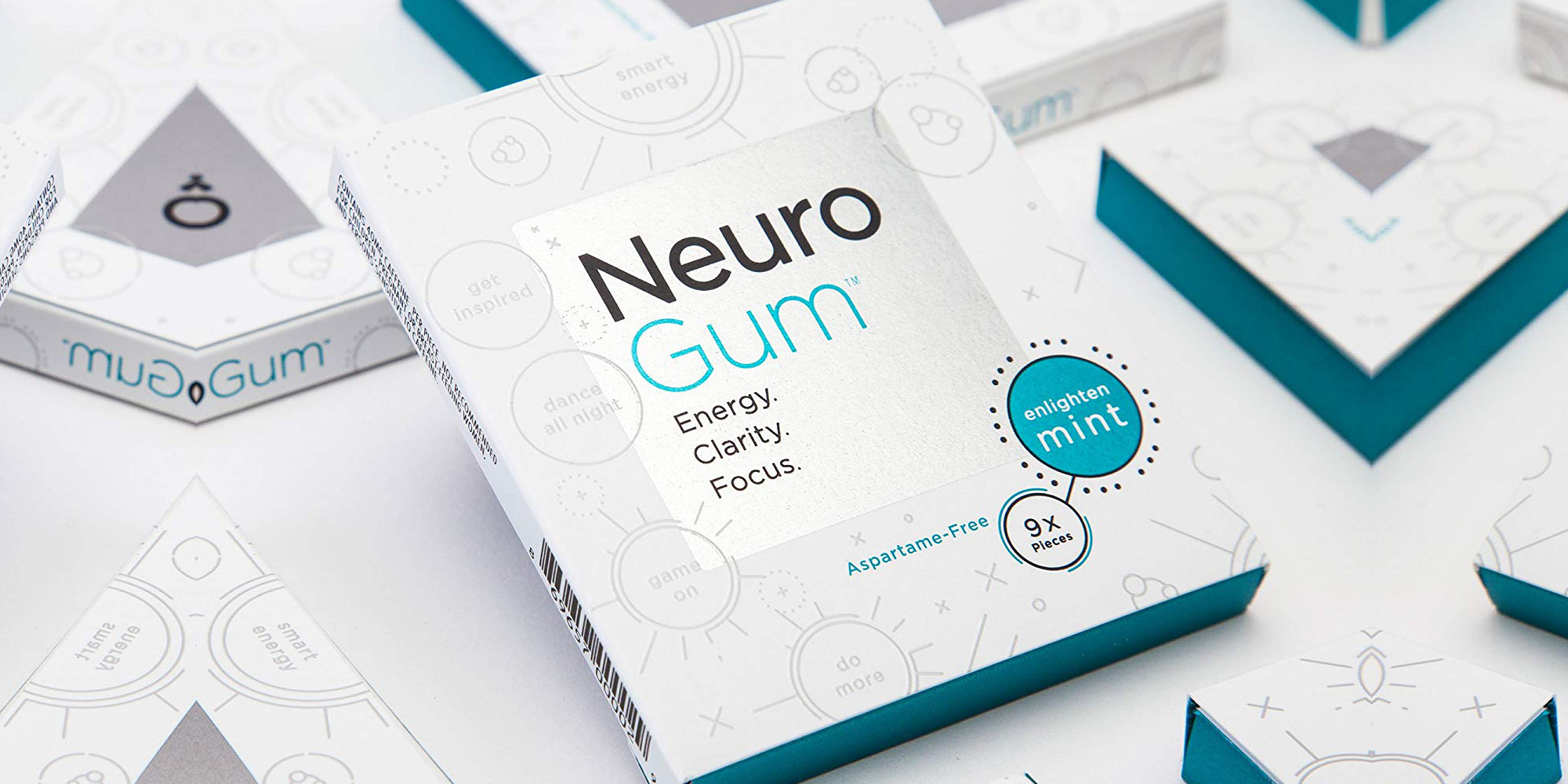 NeuroGum with caffeine and B12 keeps you sharp all day: 12-pack $30 (25 ...