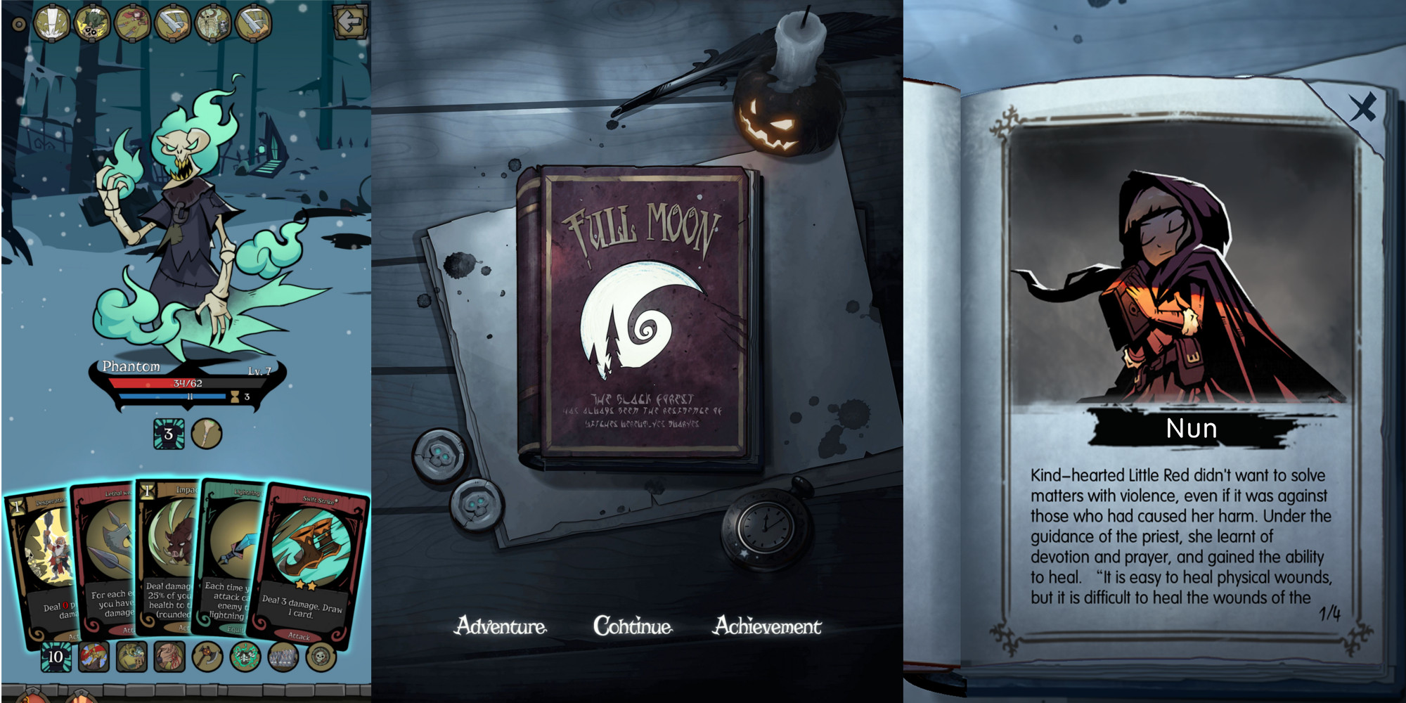 Narrative iOS card game Night of the Full Moon now FREE for the first time
