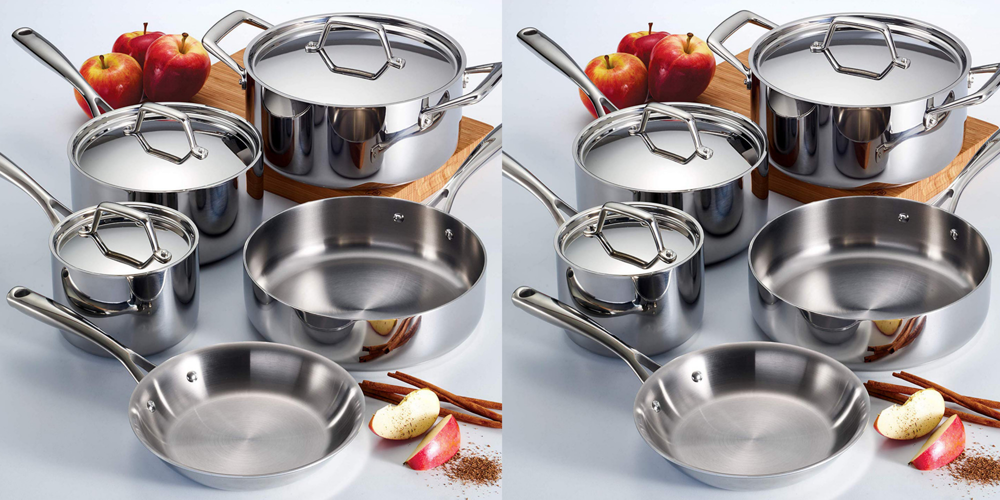 Amazon serves up Tramontina's Tri-Ply Steel Cookware Set for $91 (Reg ...