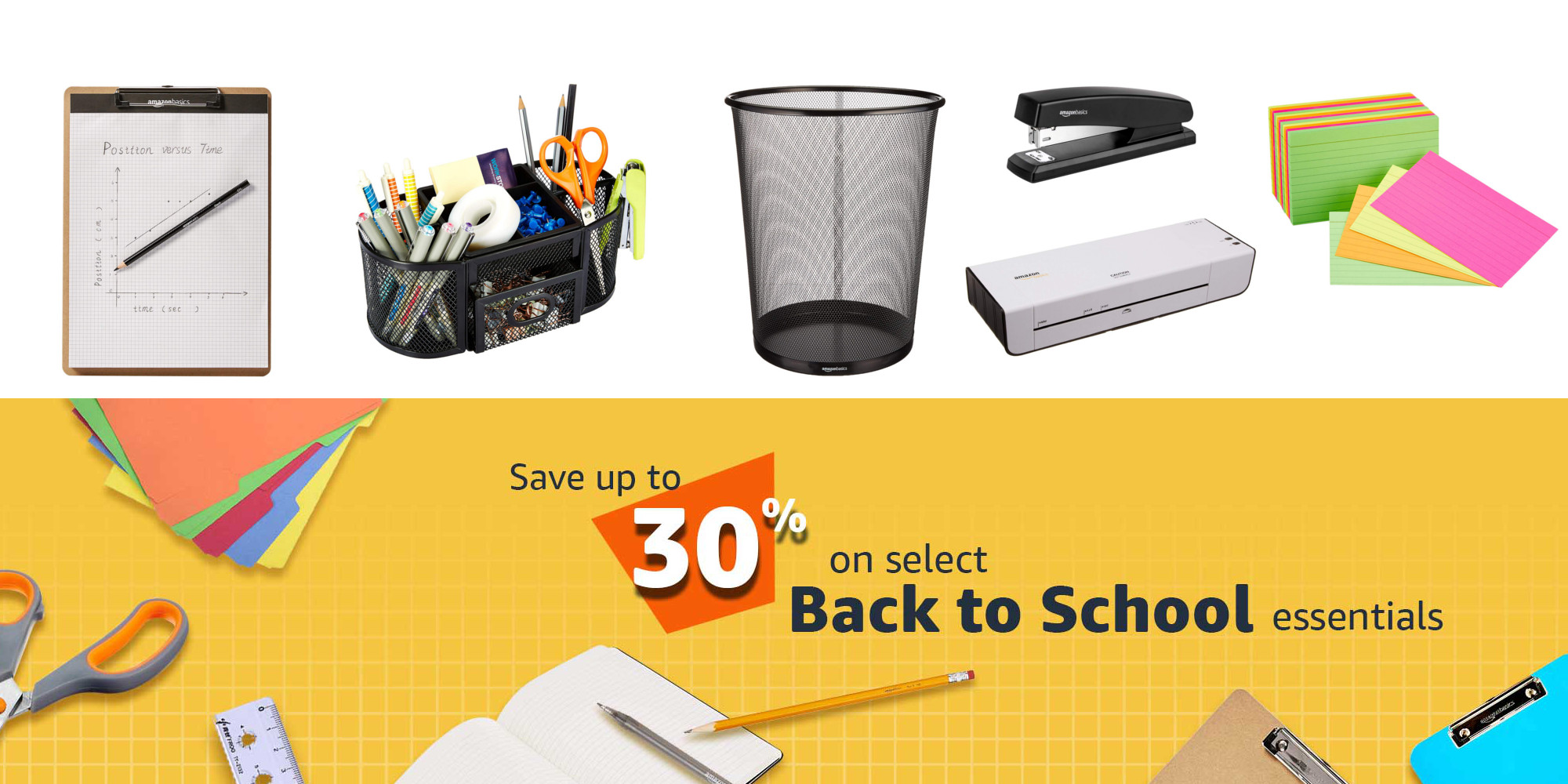 AmazonBasics Back To School Sale up to 30% off - 9to5Toys
