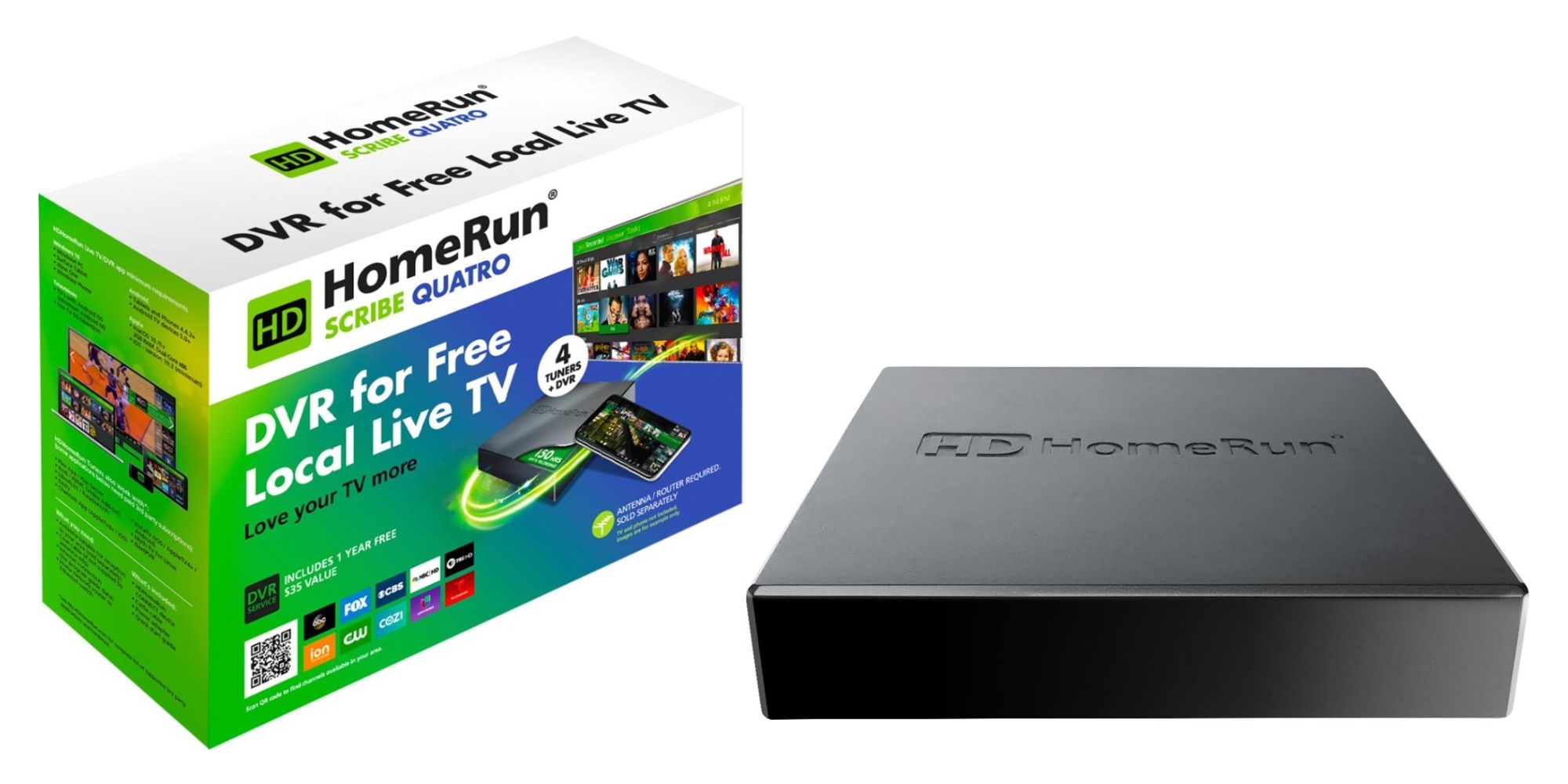 HDHomeRun SCRIBE QUATRO 1TB DVR gets first price drop to $200 (Save $50 ...