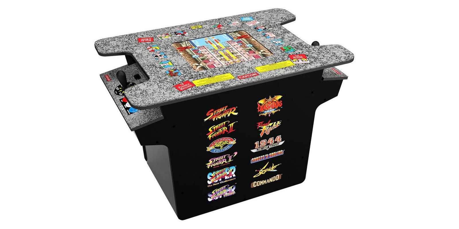 New Street Fighter Cocktail Arcade Table now up for pre-order - 9to5Toys