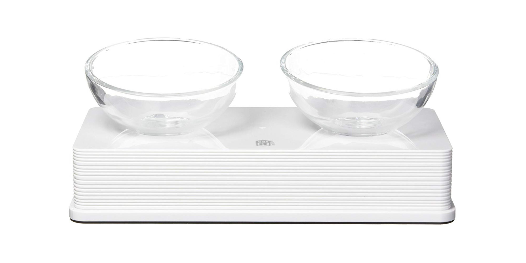 Treat your cat or pup to a stylish Catit 2-Bowl Glass Diner Set: $5 ...