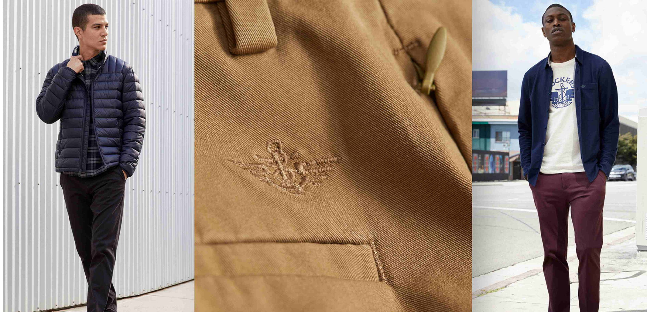 Dockers discounts all its pants, outerwear and shoes by up to 60% off