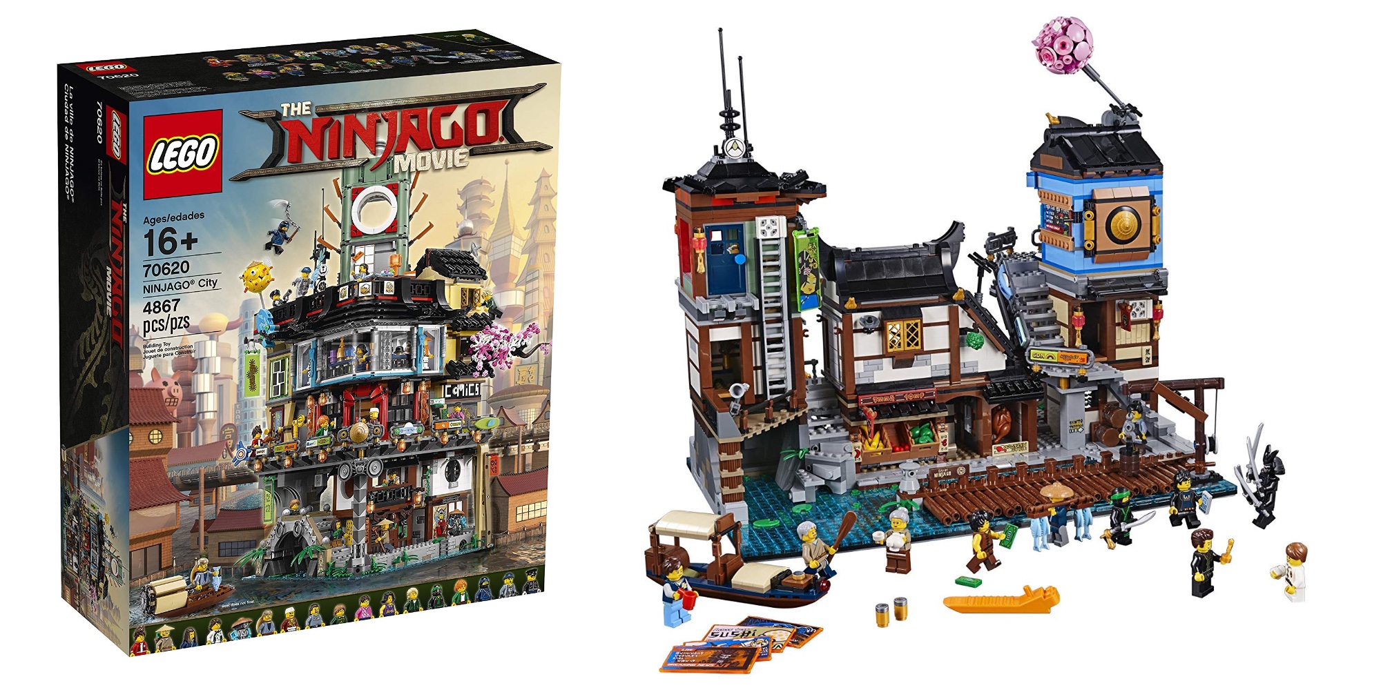 Assemble LEGO's massive Ninjago City sets from $184 (up to $60 off), more