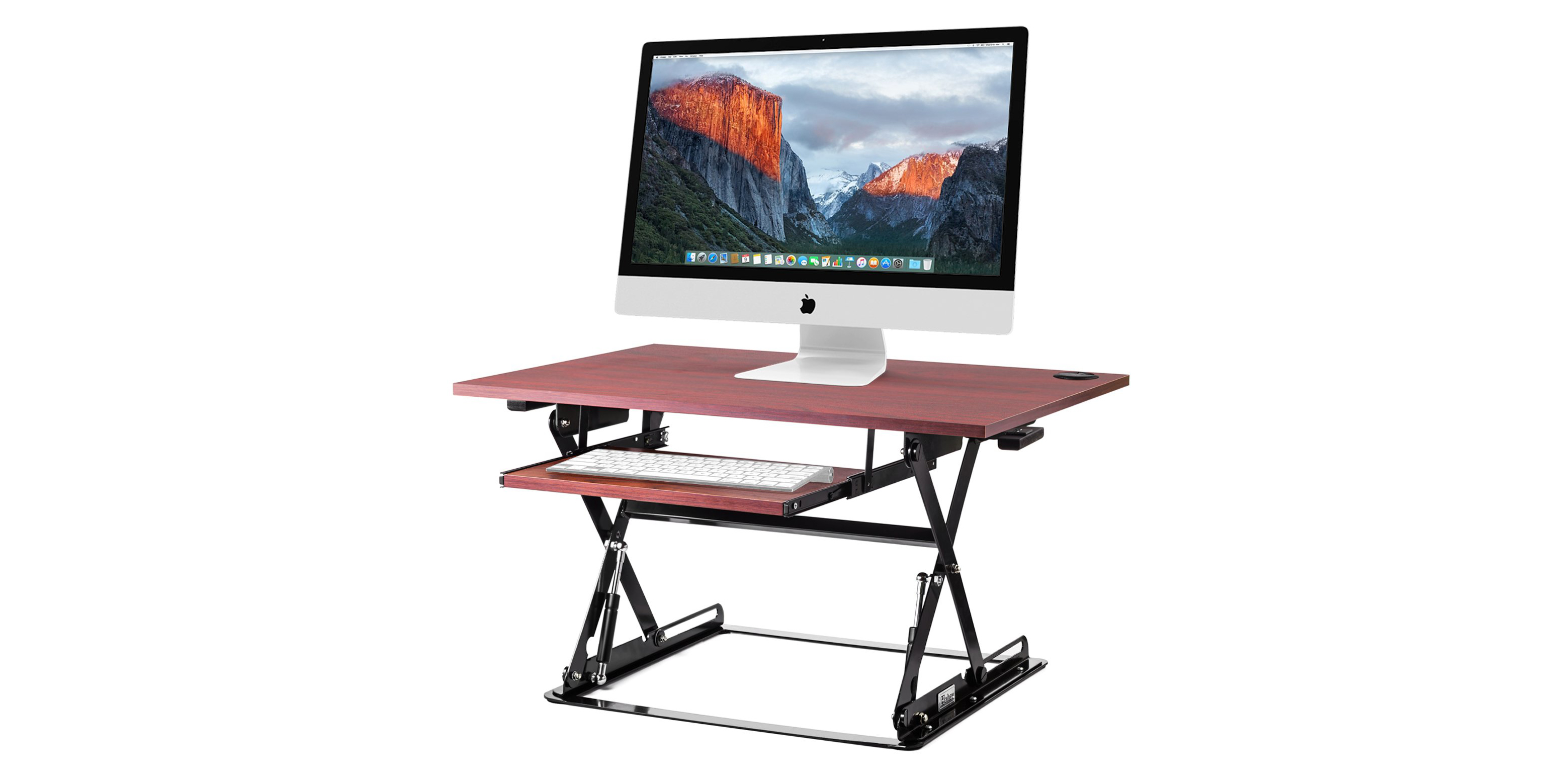 Convert your workspace to a cherry standing desk for $53 (Reg. $100)