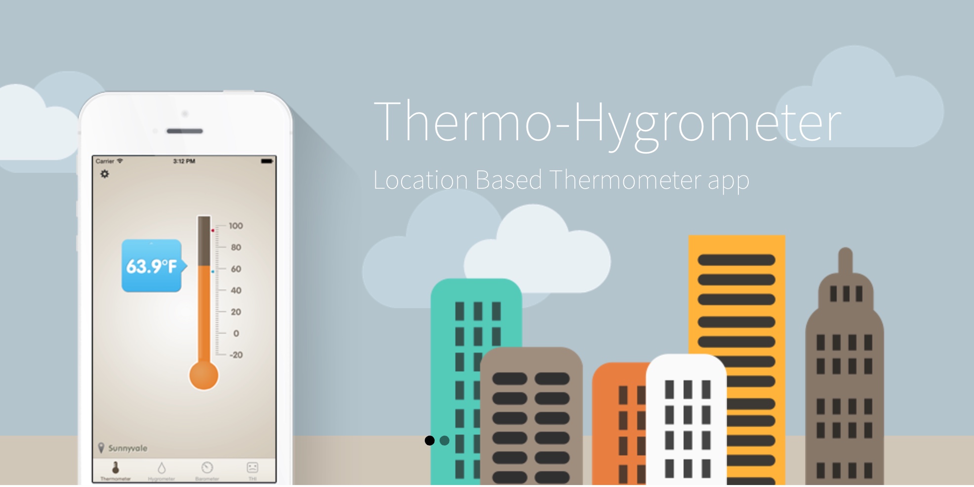 Highly-rated humidity/weather iOS app Thermo-hygrometer now 50% off at $1