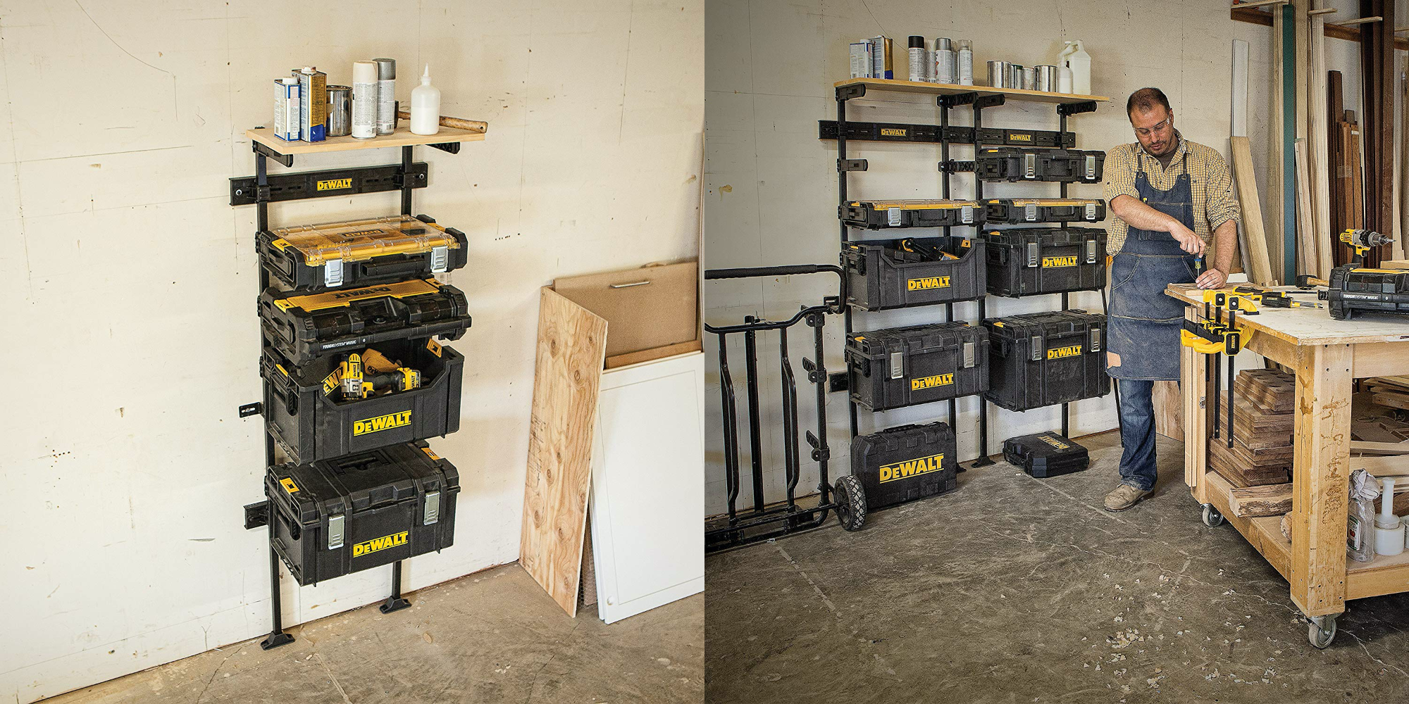 Clean the garage with DEWALT's Tough Systems Racking kit at $66.50 (Reg ...