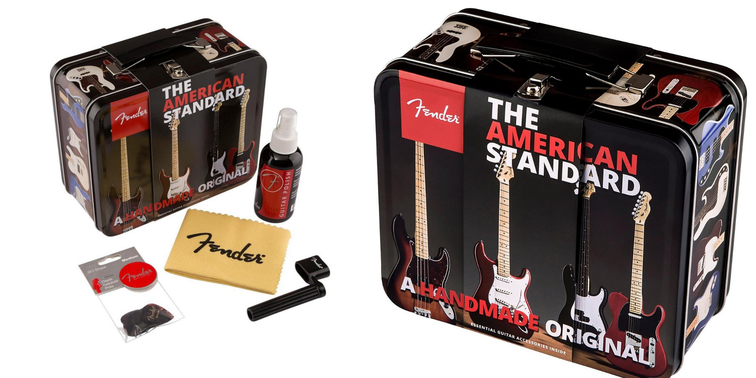 Fender's SE Lunchbox Tin with guitar accessories drops to $10 (Reg. $23+)