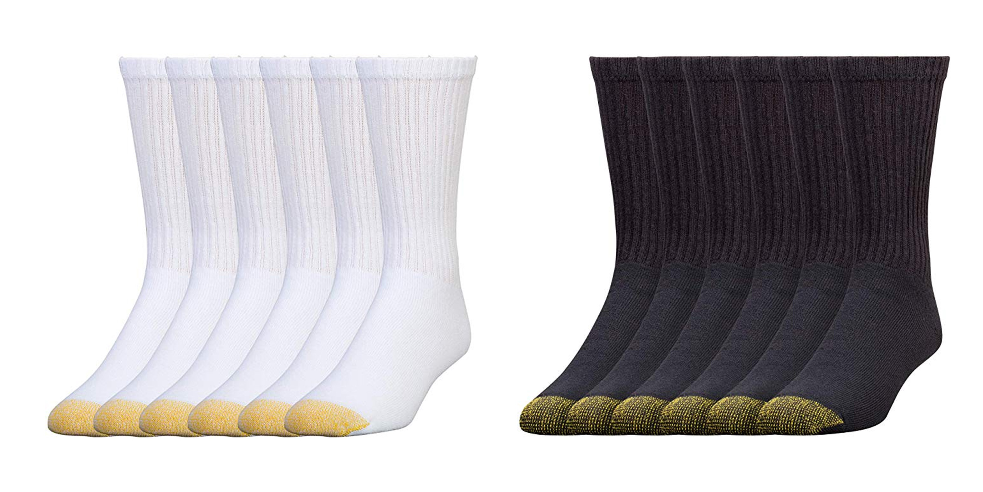 Gold Toe 6-Pack of Cotton Crew Socks for $9.50 Prime shipped (Reg. $16)