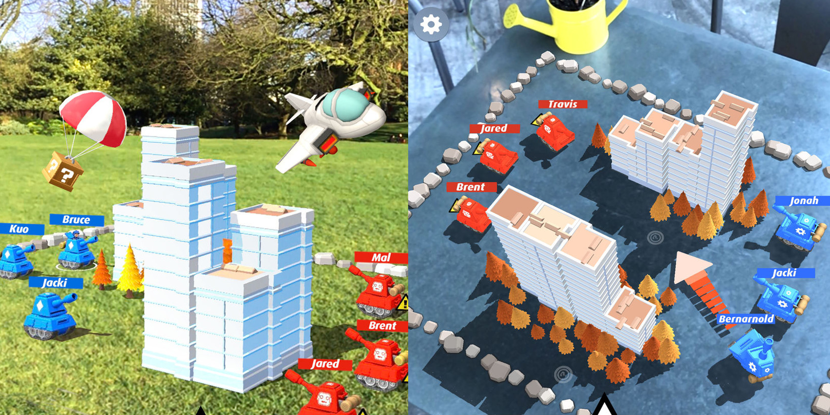 Enter the augmented reality battle zones of Smash Tanks! on iOS: $1 (50 ...