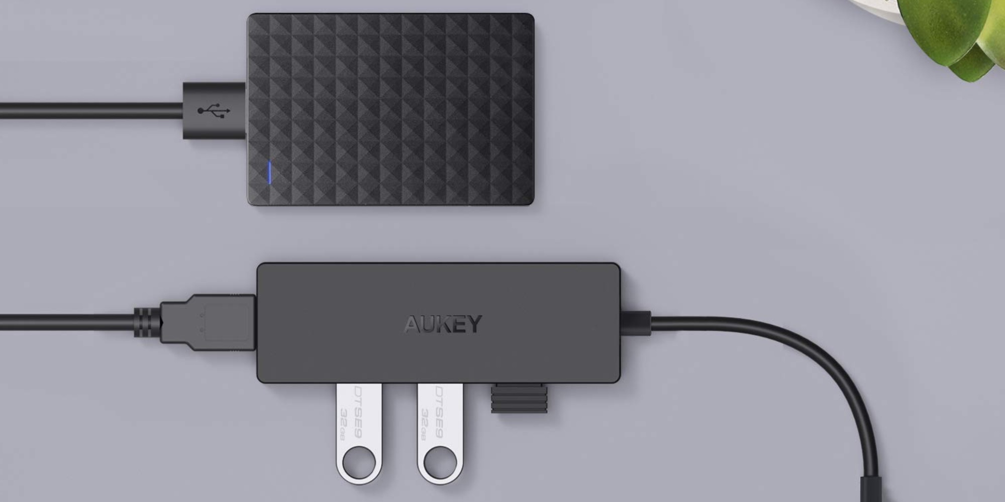 Just $9.50 lets you add Aukey's 4-Port USB-C Hub to a Mac or iPad Pro ...