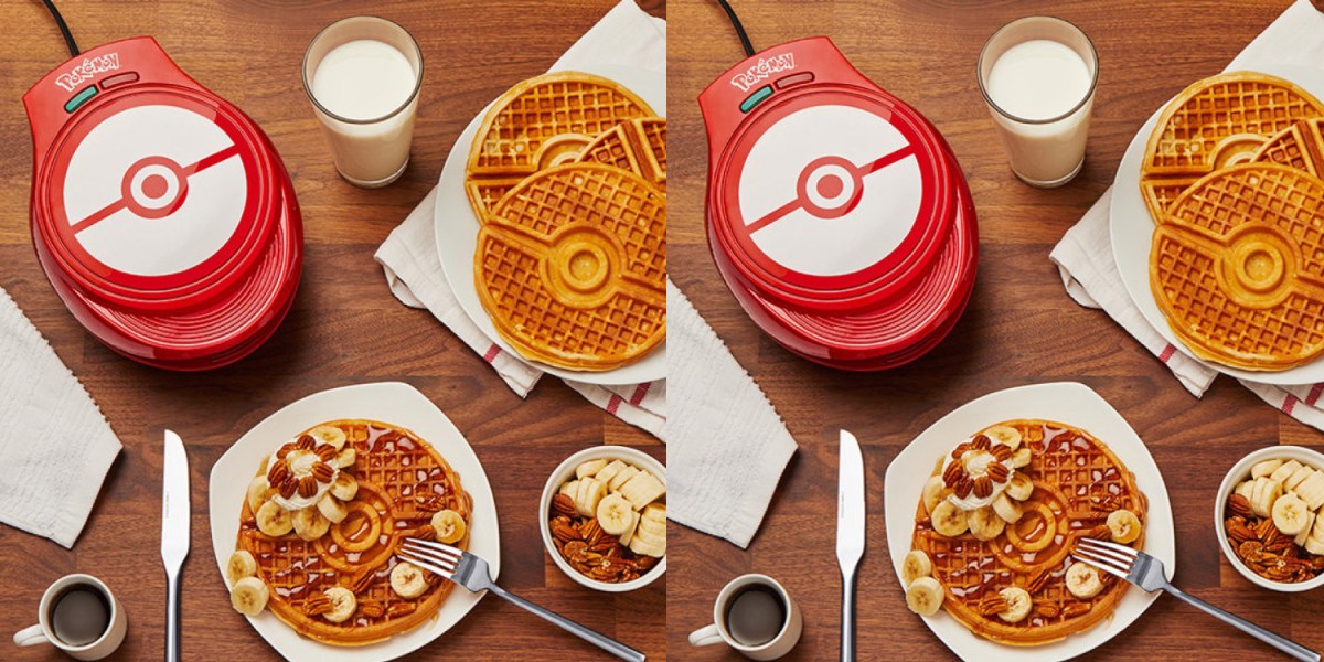 This Pokémon Poké Ball Waffle Maker is a must-have at just $10 (50% off ...