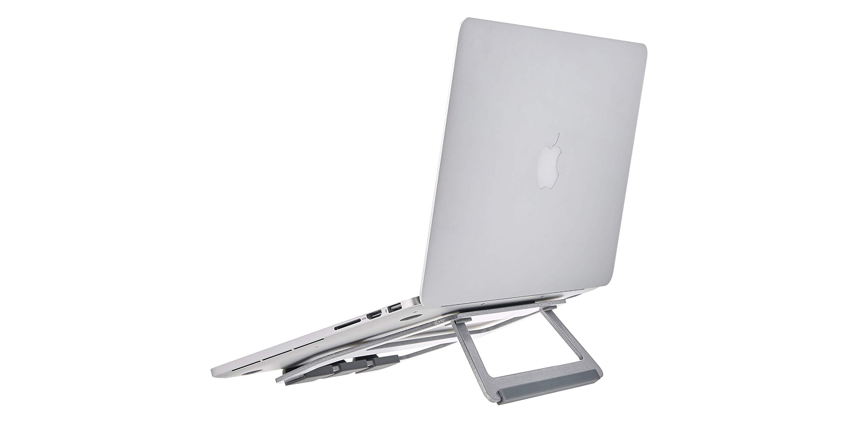 Give your MacBook a boost with Amazon's in-house aluminum stand for $11