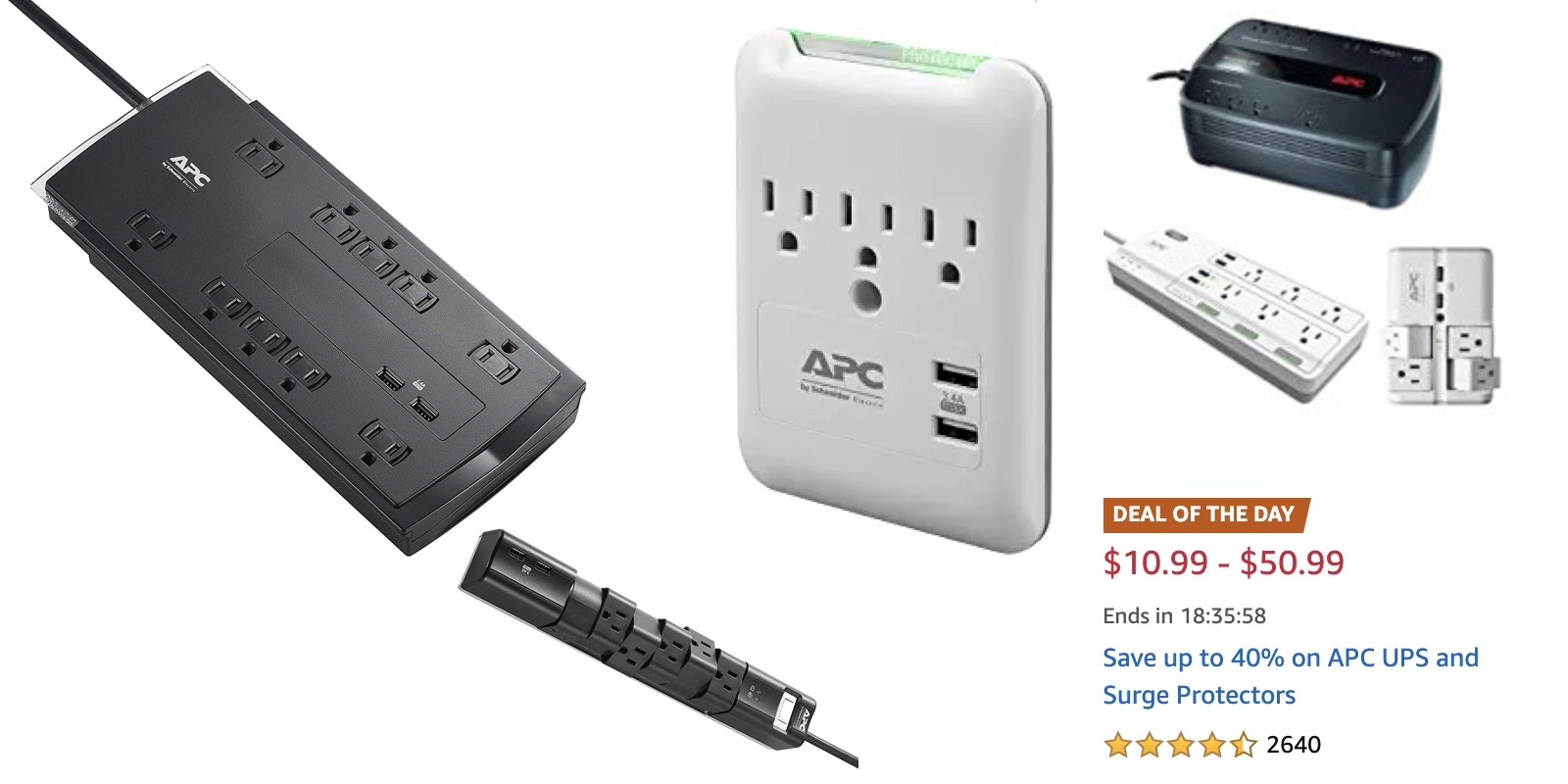 APC Gold Box has 40% off surge protection and backups: Turn any outlet ...