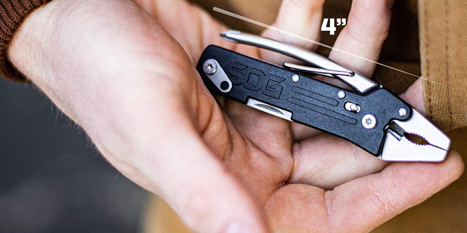SOG's EDC Mini Pocket Knife has 9 tools for $15 Prime shipped (25% off)