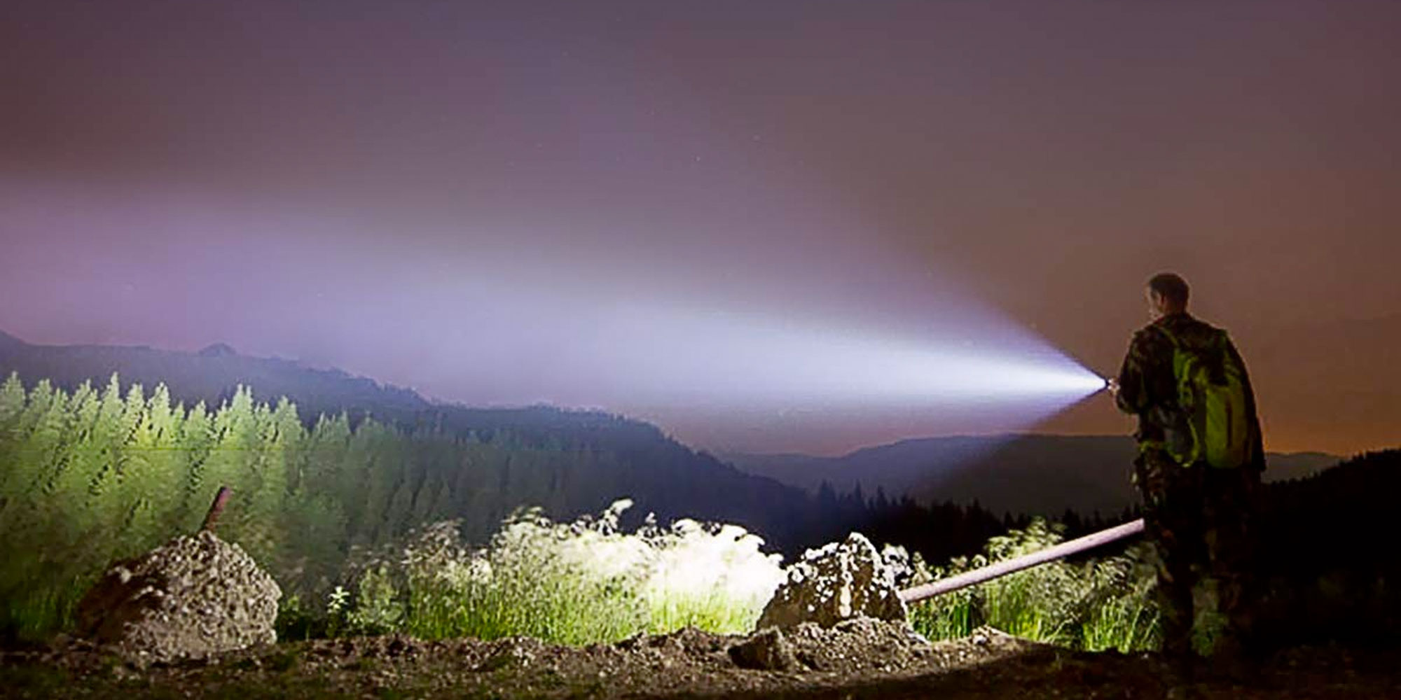 See in the dark with two CREE LED flashlights for under $6 each at Amazon