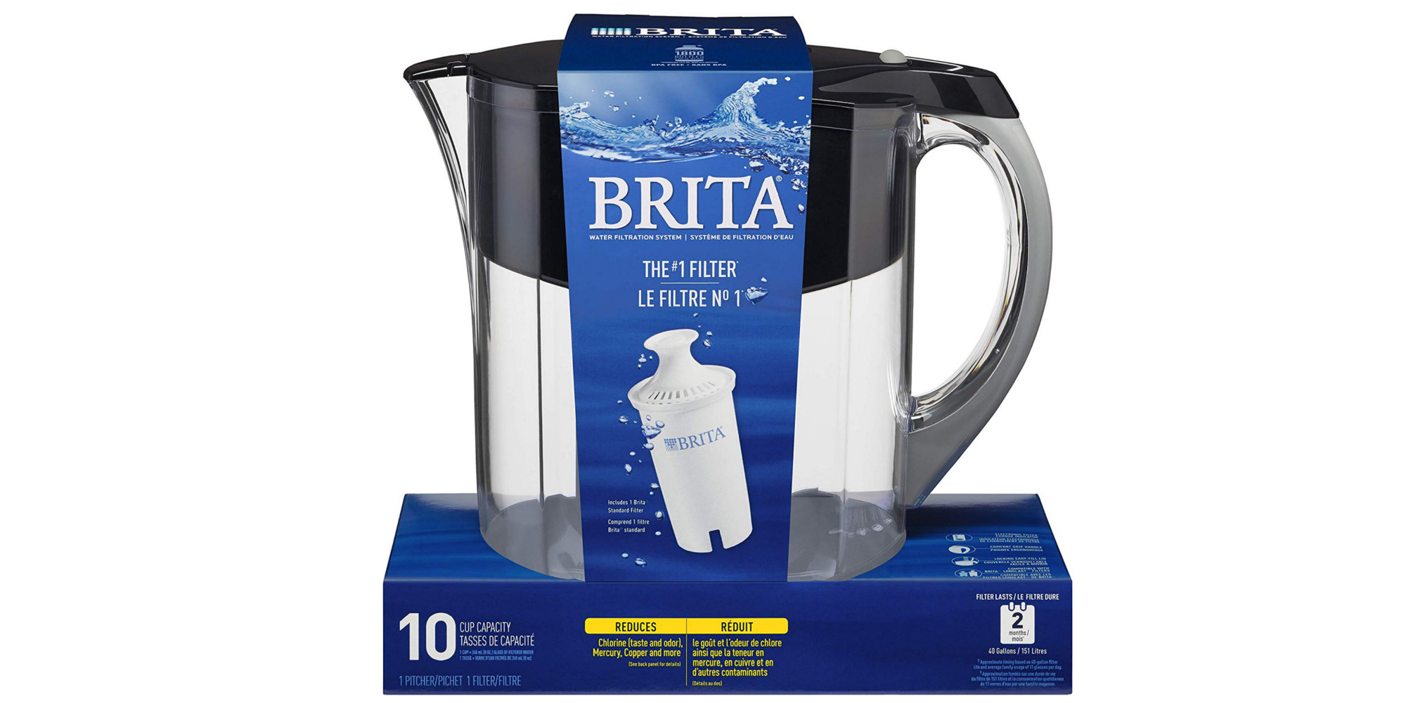 Score the big-boy 10-cup Grand Brita Pitcher for $27 shipped (Reg. up ...