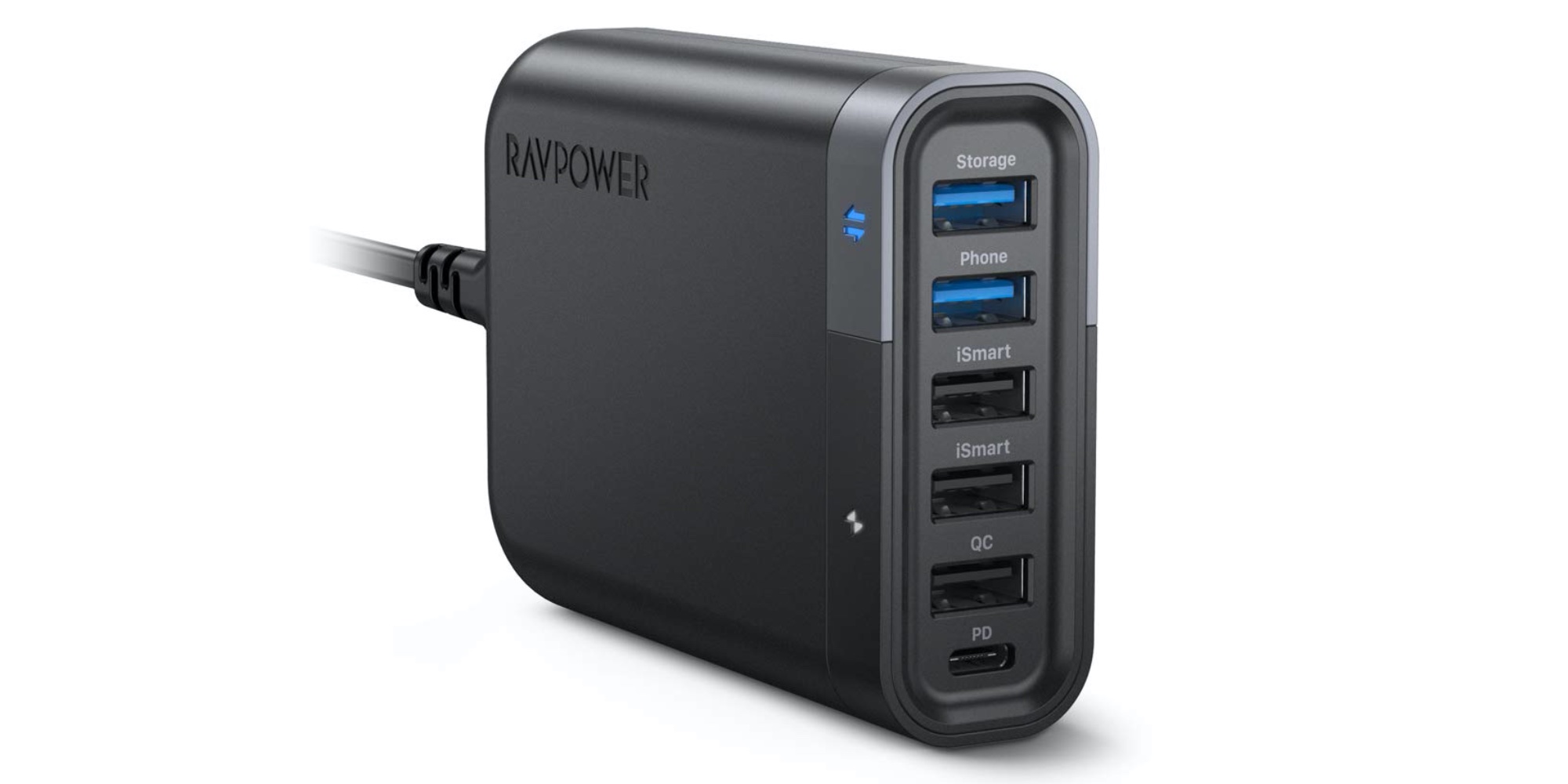 Smartphone Accessories: RAVPower 60W 6-Port USB Charger $20 (45% off ...