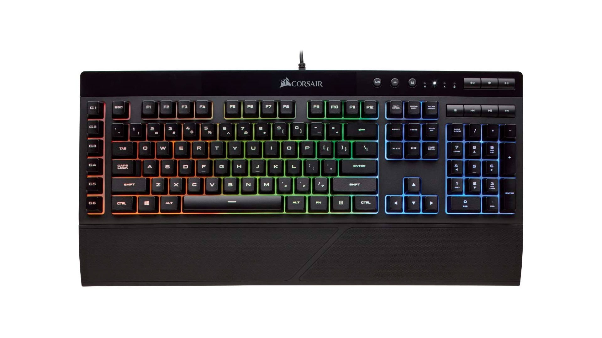 CORSAIR's K55 Gaming Keyboard is a must for budget setups at $40 (20% off)