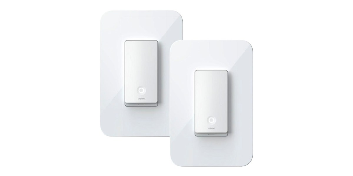 HomeKit control highlights this 2-pack of Wemo Smart Light Switches for $55