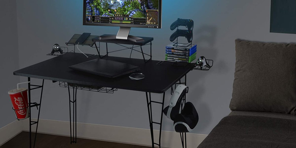 The Atlantic Gaming Desk has a spot for everything: $98 (Save $20+)