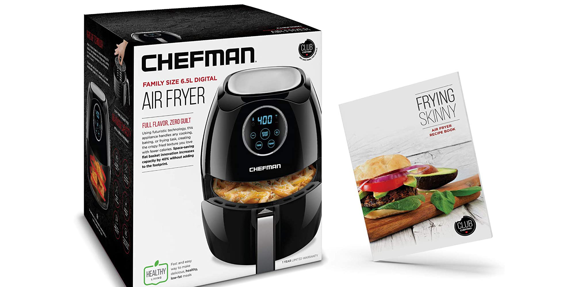 Gold Box Chefman sale has air fryers, skillets, more from $25.50 (25% off)