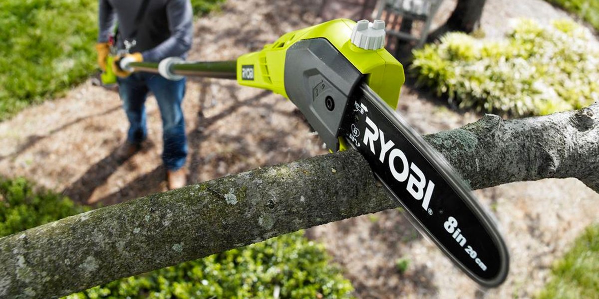RYOBI's cordless ONE+ 18V pole saw + battery drops to $99 (Reg. $149)