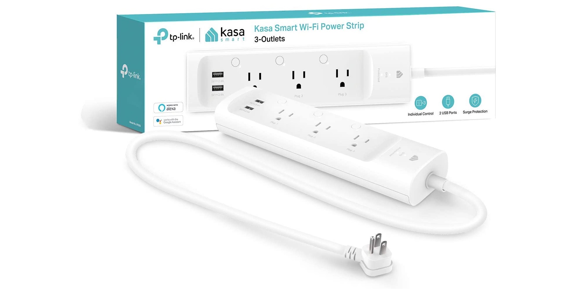 Give Alexa or Assistant 3 outlets to control with TP-Link's smart power ...