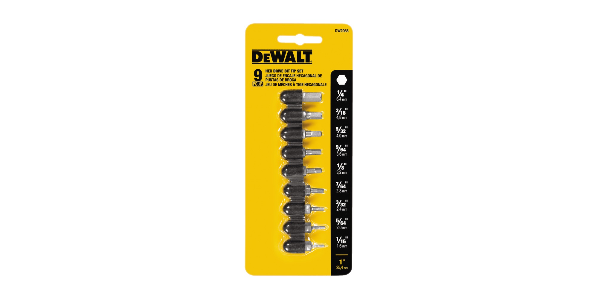 DEWALT's 9-piece Hex Bit Set strikes $8.50 Prime shipped (Save 30%)