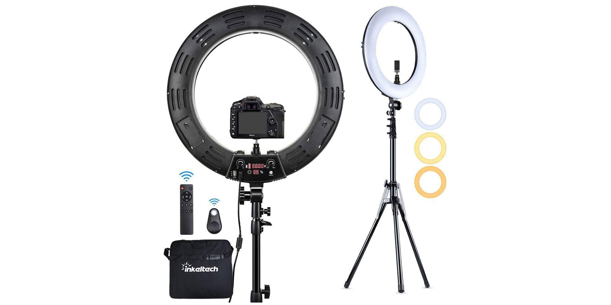 Upgrade your YouTube videos with a ring light kit for $91 shipped (30% off)