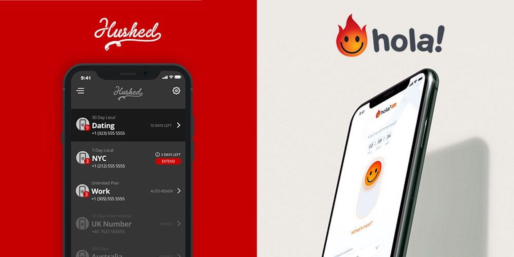 Get a lifetime of Hola VPN and a Hushed private phone line for $50 ...