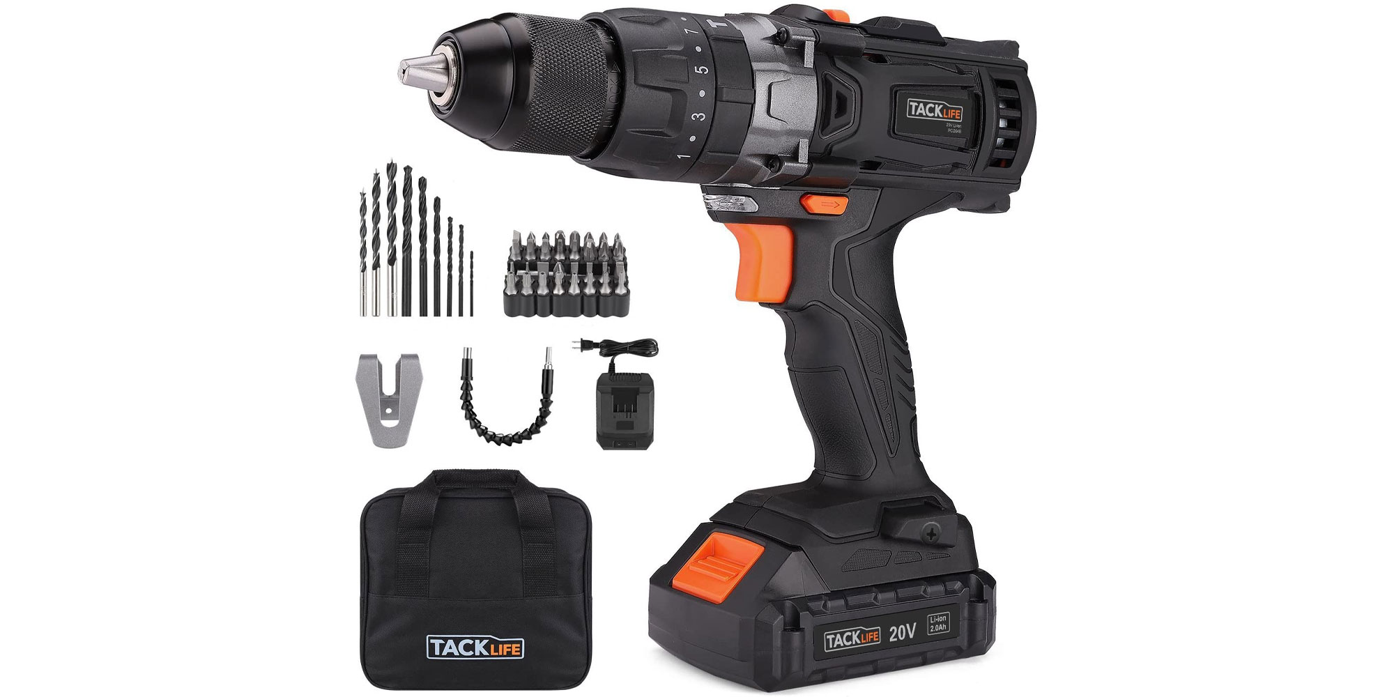 Tacklife's 20V cordless drill/driver kit is a DIY must at $45.50 (Reg ...