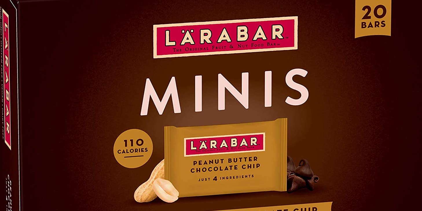 Amazon has 20-packs of Mini Peanut Chocolate Chip Larabars at $6.50 ...