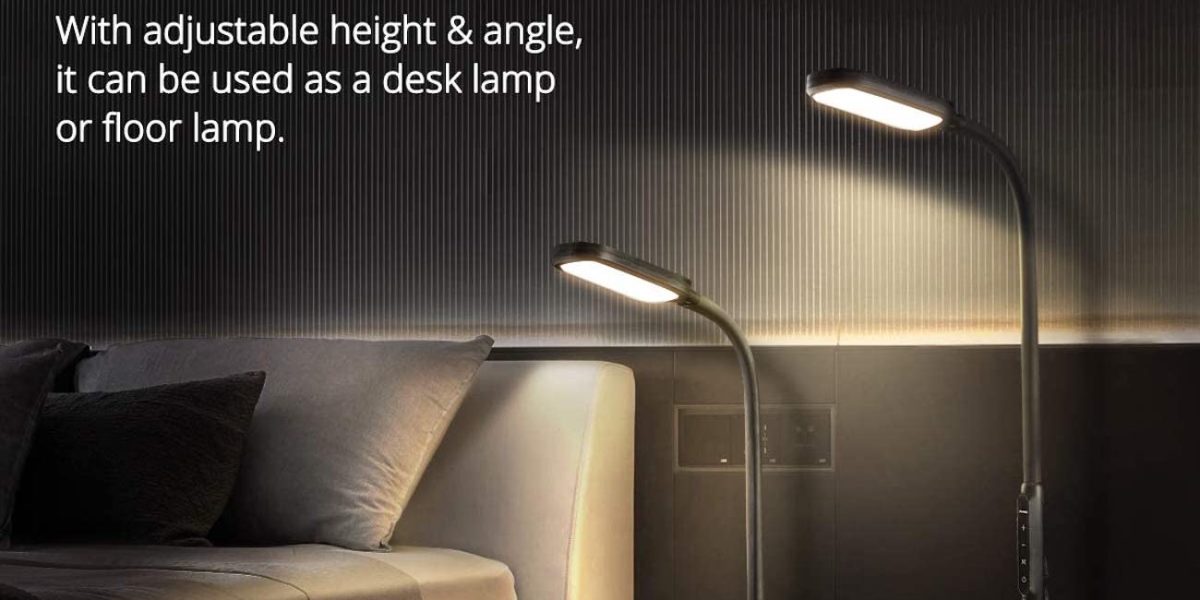 This combo floor and desktop LED lamp + 3 color settings is now $36 ...