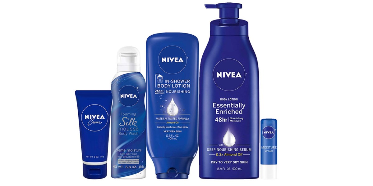 Nivea’s Pamper Gift Set with travel bag for $15 (Reg. $25), more from $7