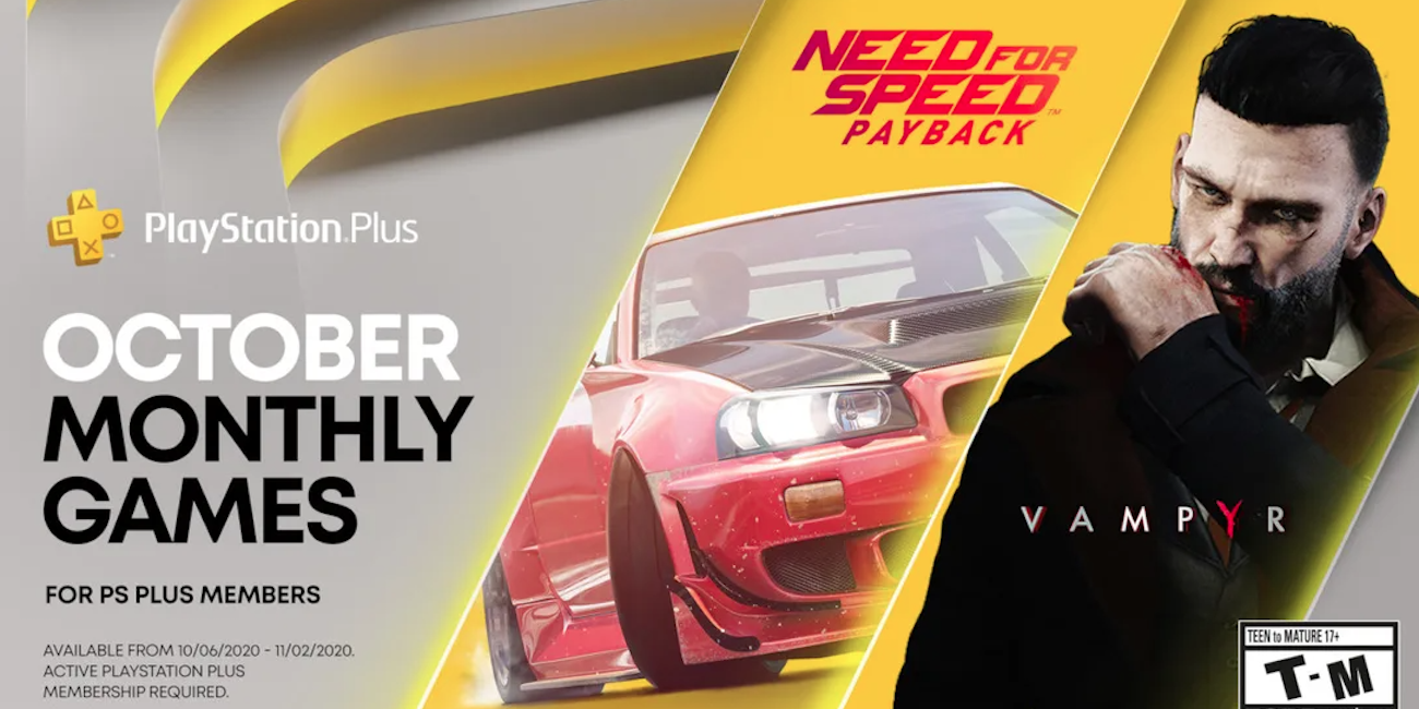 October PlayStation Plus freebies: Need for Speed and Vampyr - 9to5Toys