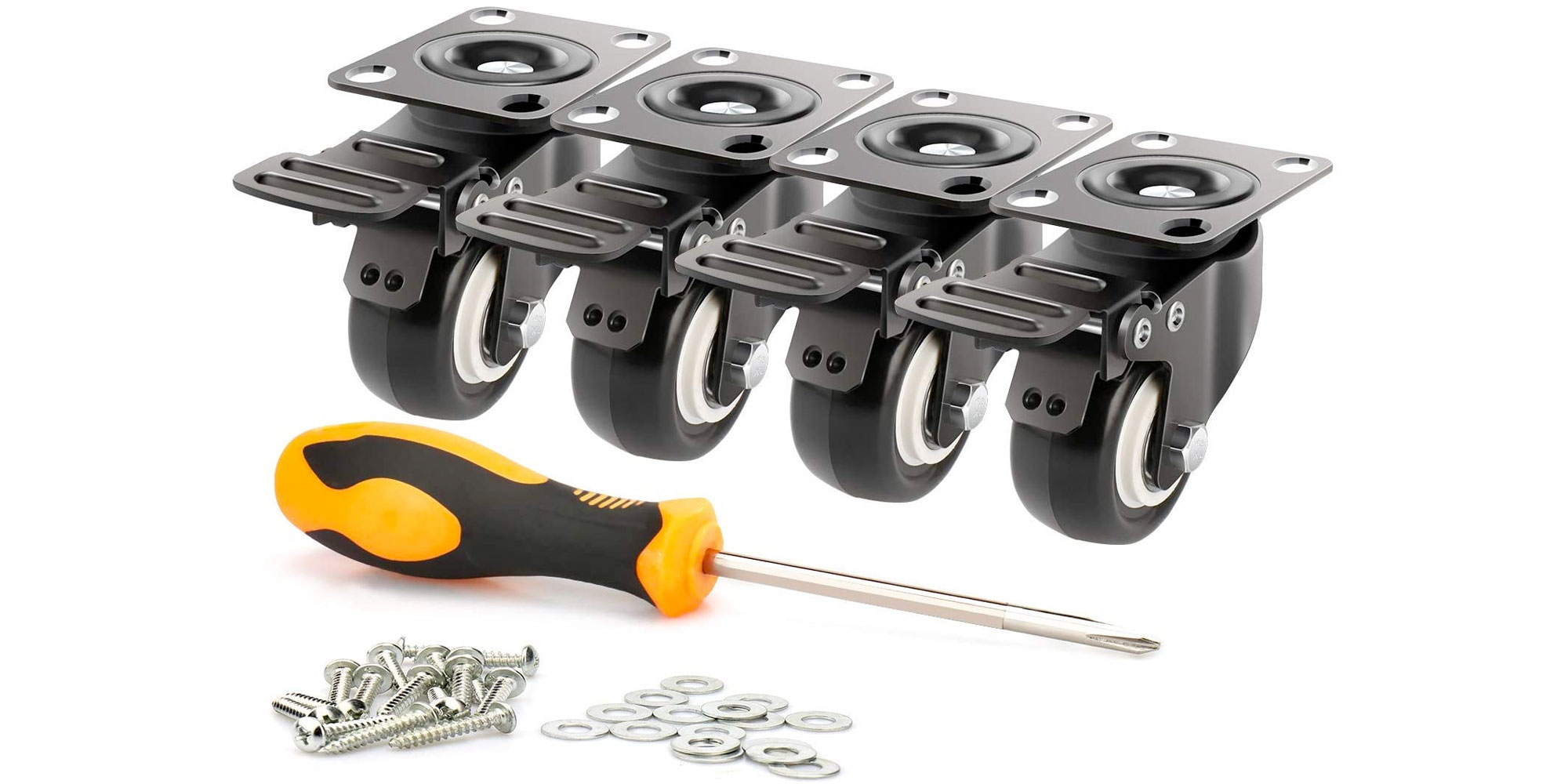 Upgrade your furniture with a 4-pack of 2-inch casters at $3.50 each