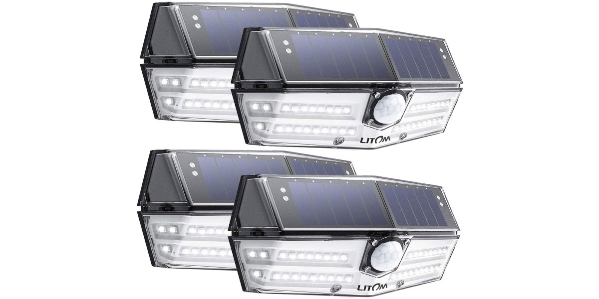 Score a 4-pack of 650-lumen solar outdoor LED lights for just $5.50 ...